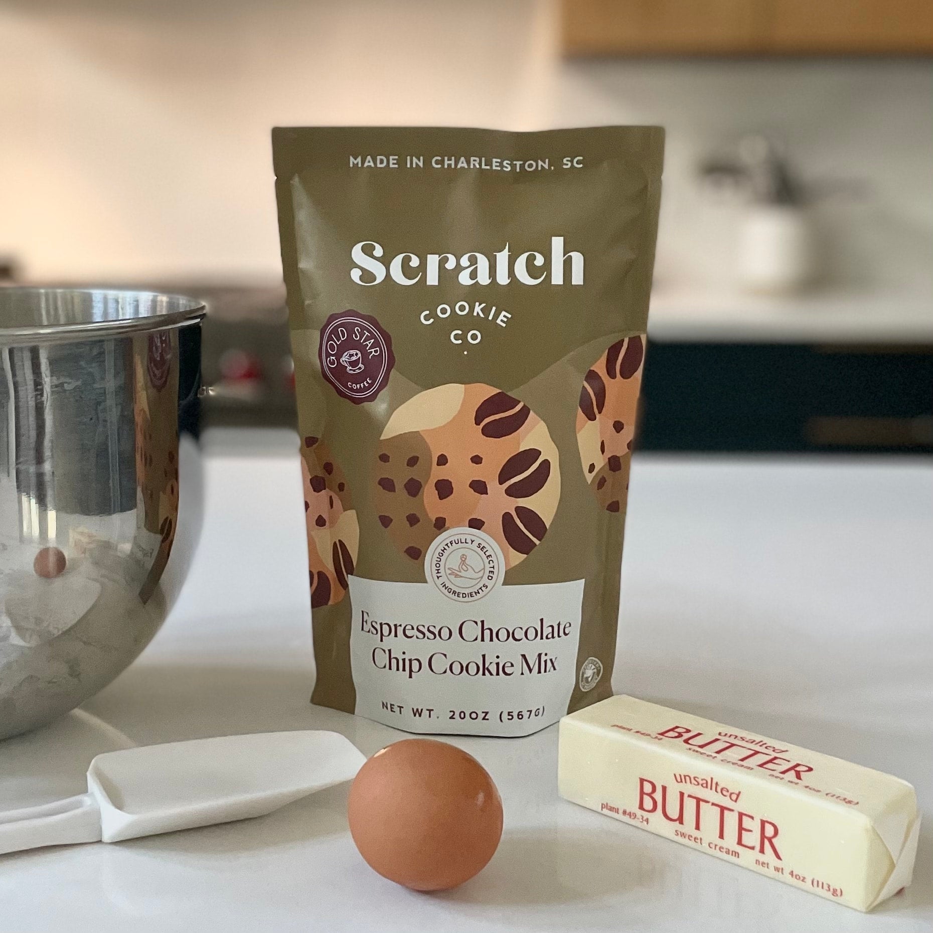 Espresso Chocolate Chip Cookie Mix | Scratch Cookie Co